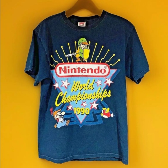 Nintendo | Shirts | Vintage Nintendo 99 World Championship T Shirt ...